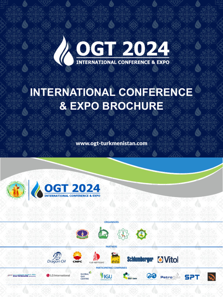 OGT 2024: Turkmenistan Oil & Gas Expo | PDF | Natural Gas | Sustainability