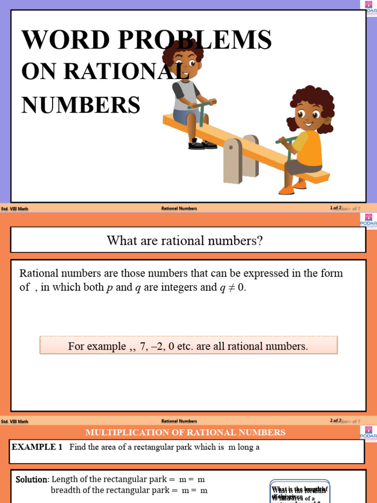 PPT1 CB VIII Math Rational Numbers | PDF | Rational Number | Number Theory