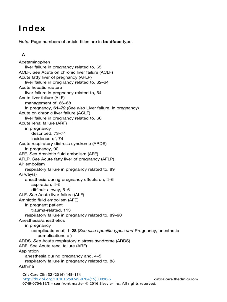 Index | PDF | Sepsis | Anesthesia