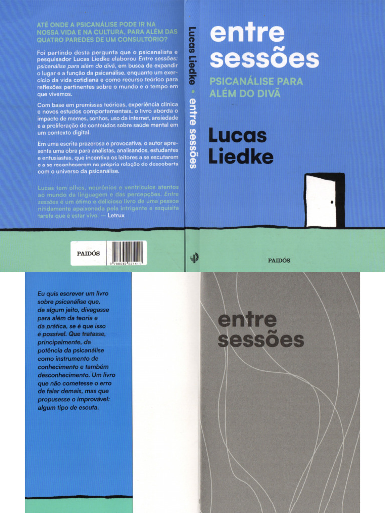 Livro - Entre Sessões - Psicanálise para Além Do Divã - Lucas Liedke | PDF