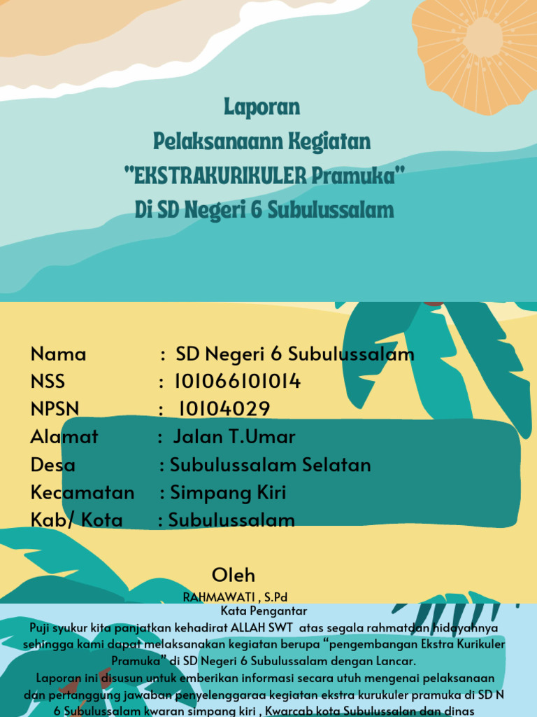 Summer Time Activities Education Presentation in Colorful Fun Style ...