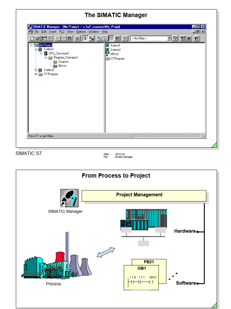 Chp1 Simatic Manager | PDF | Microsoft Windows | Computer Architecture