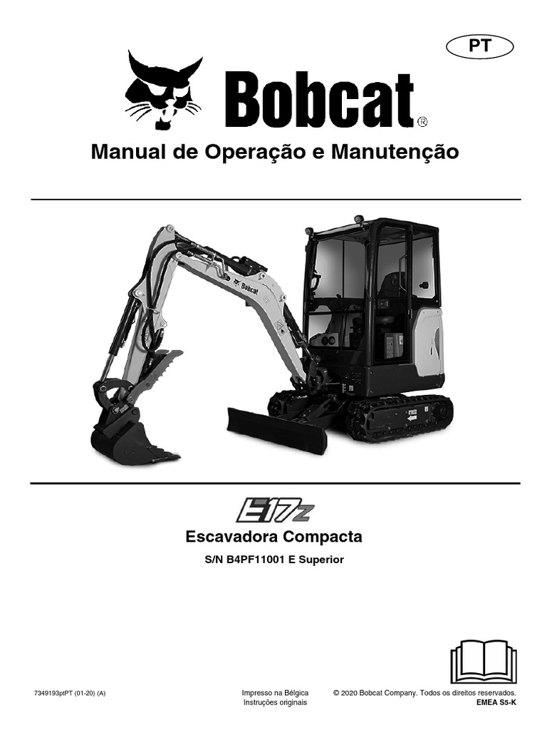 Bobcat E17z Manual Usuario PT | PDF | ISO 9000 | Motores