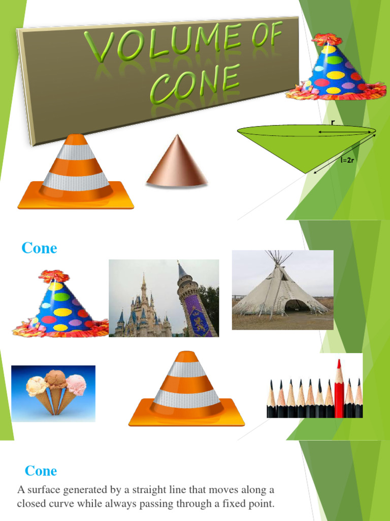 Volume - Cone | PDF | Euclidean Geometry | Geometric Shapes
