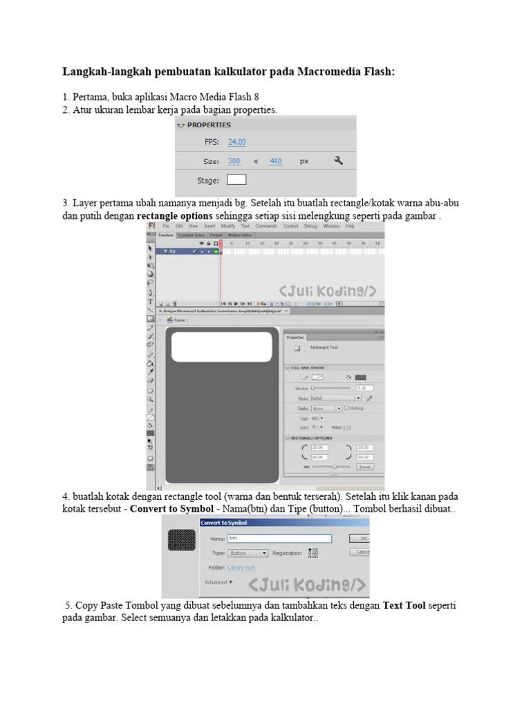Cara Membuat Aplikasi Kalkulator Model 1 | PDF