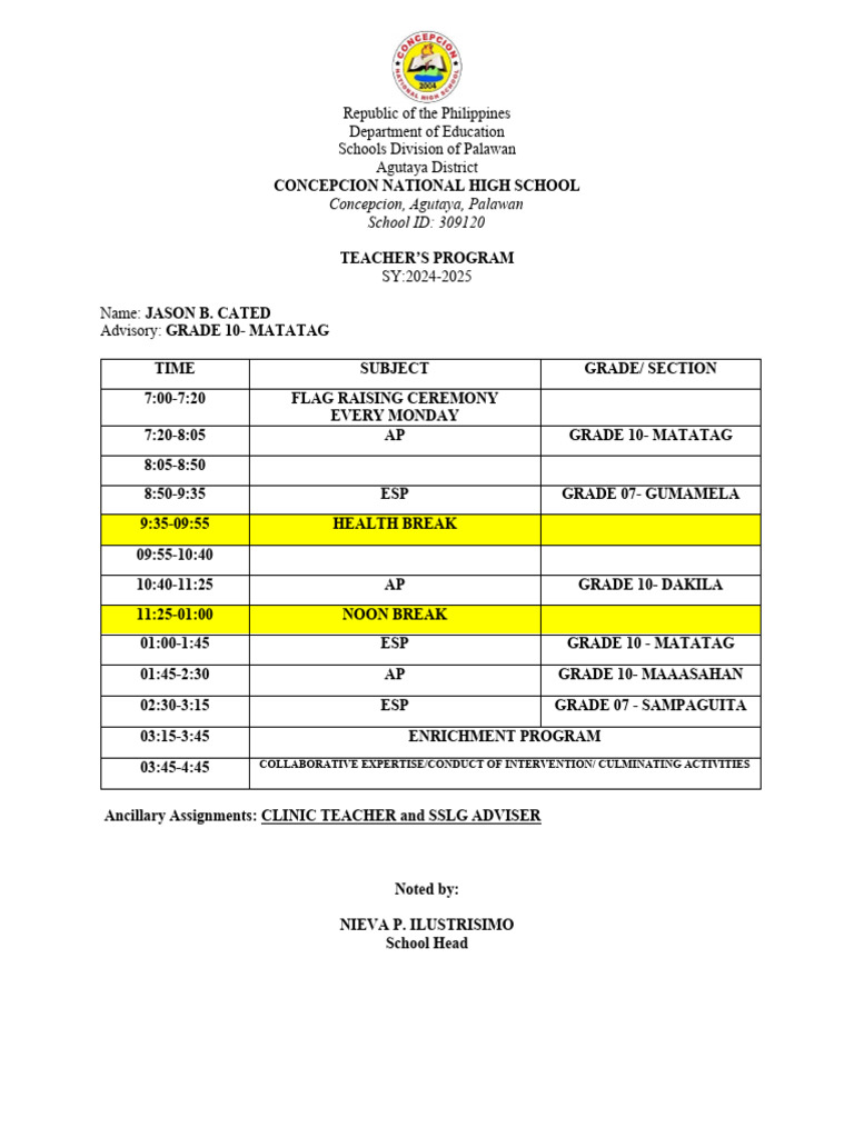 Teachers Program | PDF | Philippines | Southeast Asia
