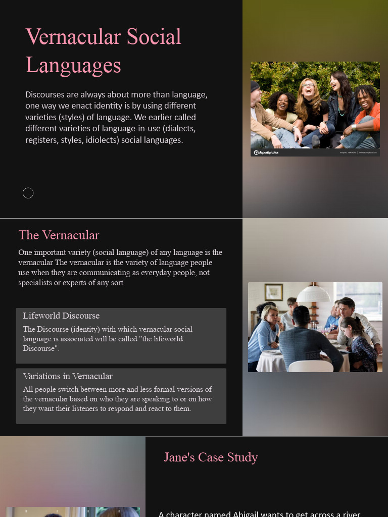 Understanding Vernacular Social Languages | PDF | Discourse | Human ...