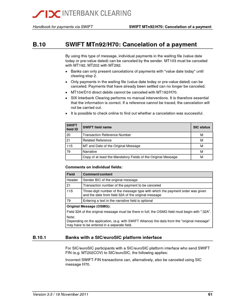 SWIFT Handbook Pages 16 | PDF | Banking Technology | Computing