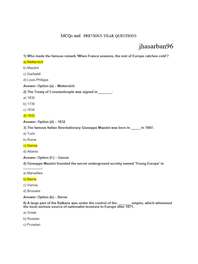 Class 10 SST Pyqs and MCQS | PDF | Fresh Water | Groundwater