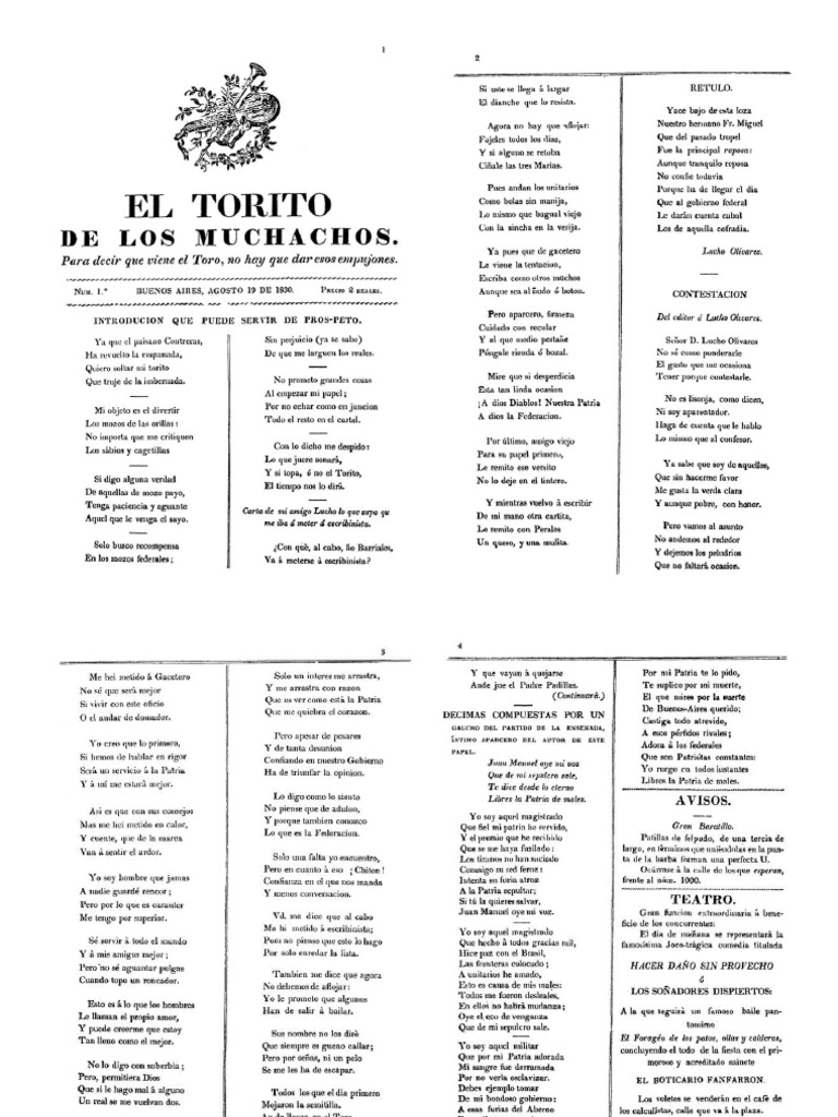 El Torito de Los Muchachos | PDF