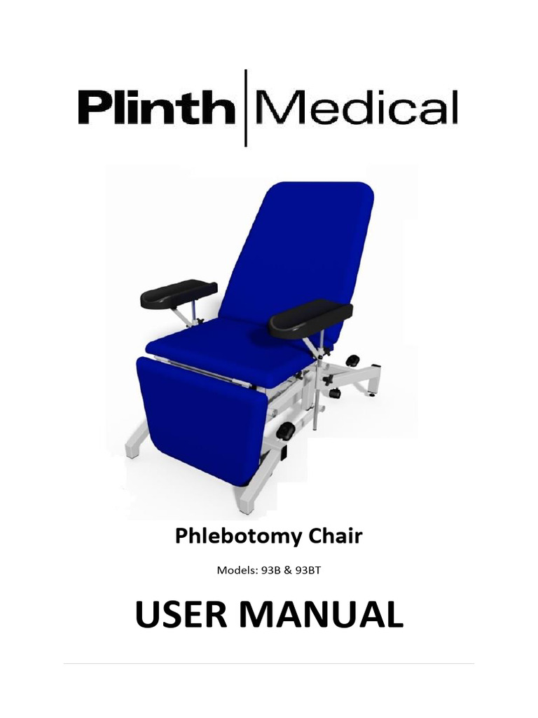 Extraction Chair - Phlebotomy-Chair-USER-MANUAL | PDF | Chair | Switch
