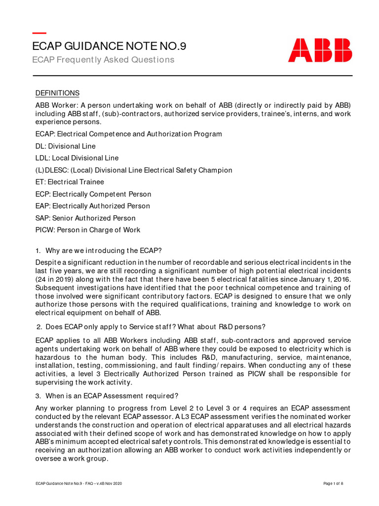 Egn9 - Ecap Faq - V.4b Nov 2020 | PDF | Knowledge | Educational Technology