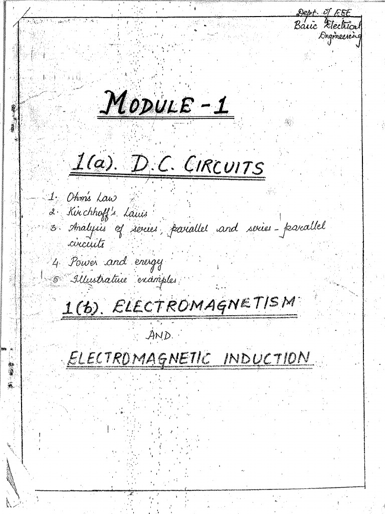 M1 Notes Pdf
