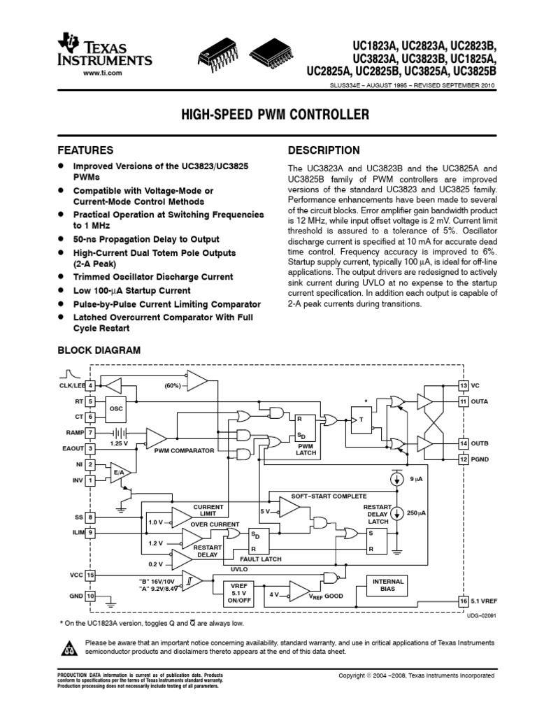High-Speed PWM Controller: Features Description | PDF | Electrical Engineering | Computer ...