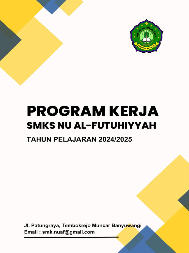 Proker SMKS Nu Af 24-25 | PDF | Karier & Perkembangan