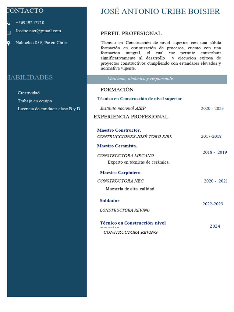 Curriculum-Vitae Jose Antonio | PDF