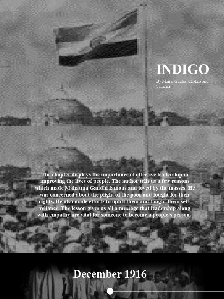Indigo Class 12 GRP | PDF | Mahatma Gandhi | Indian Nationalism