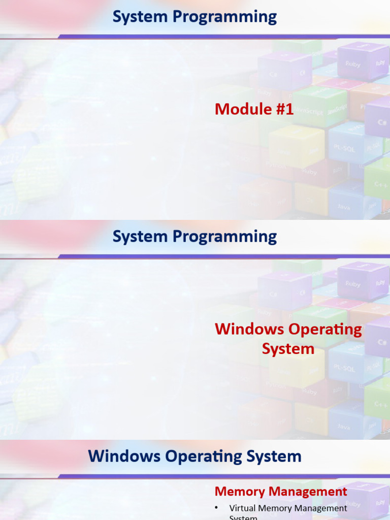Slides 1 22 | PDF | File System | Operating System