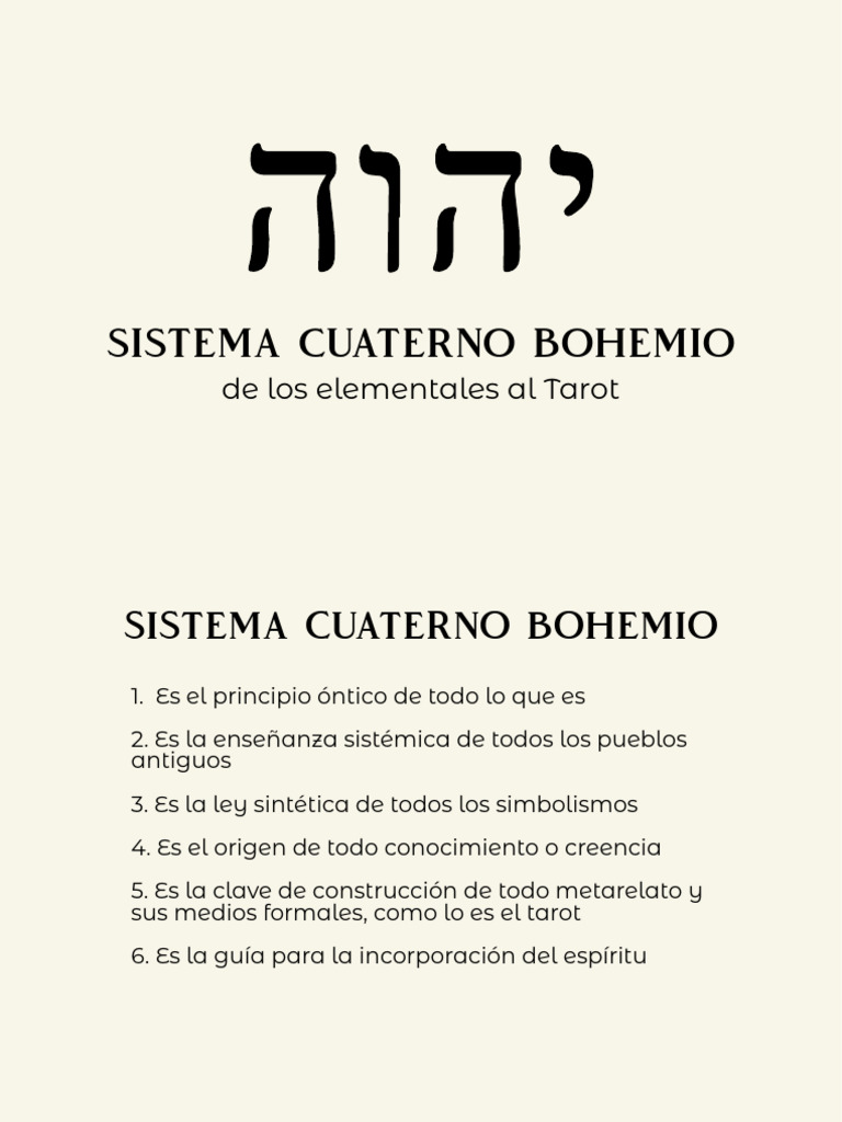 Sistema Cuaterno Bohemio PDF | PDF