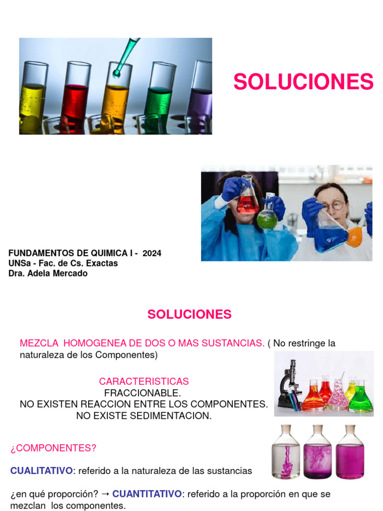 Tema4 SOLUCIONES | PDF | Solubilidad | Coloide