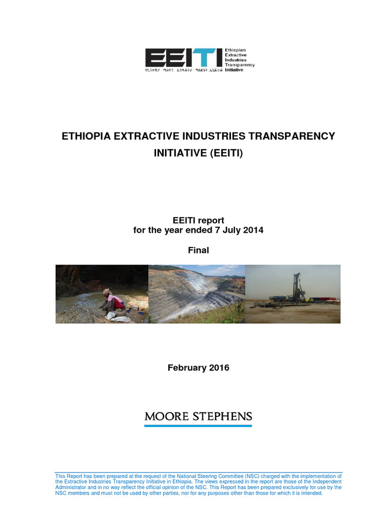 Ethiopia EEITI Report 2014 Overview | PDF