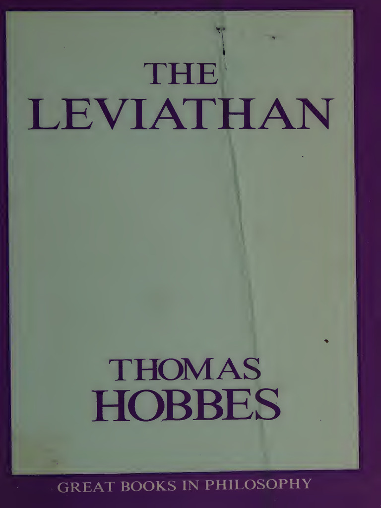 The Leviathan - Hobbes, Thomas, 1588-1679 - 1988 - Amherst, New York ...