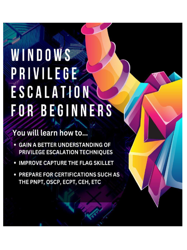 Windows Escalation | PDF | Windows Registry | Malware