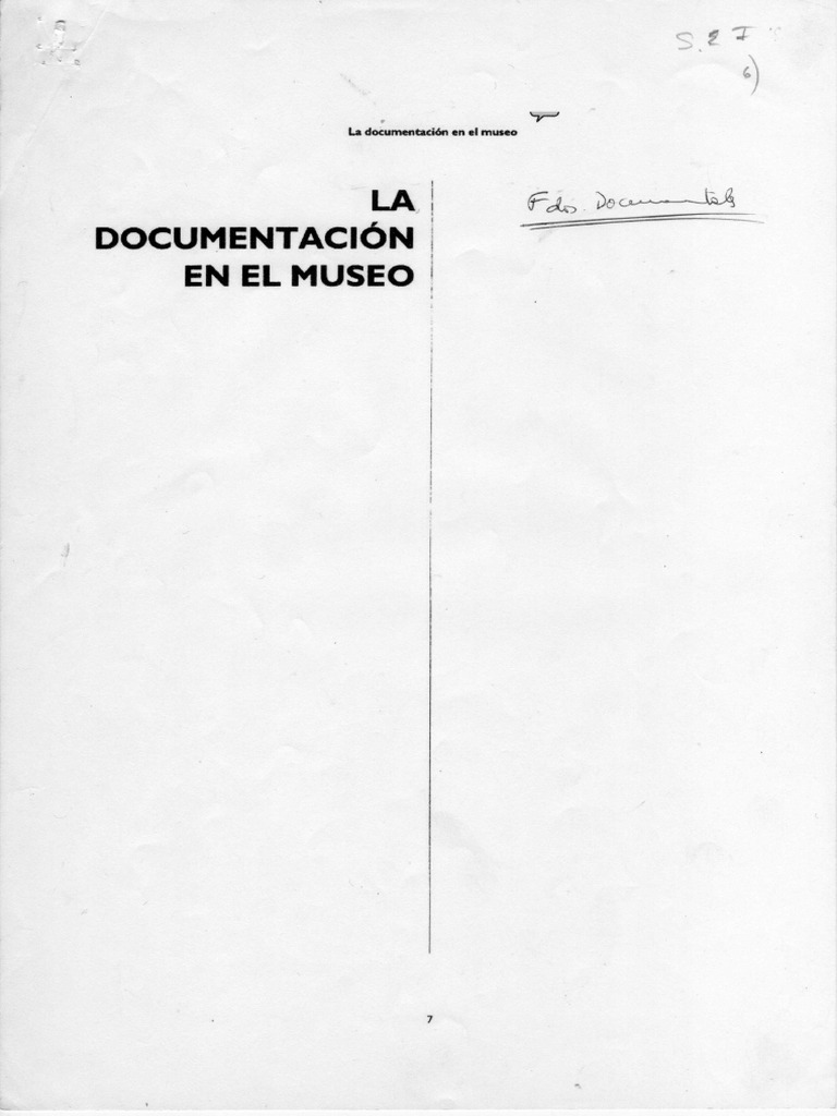 Fondos Documentales | PDF