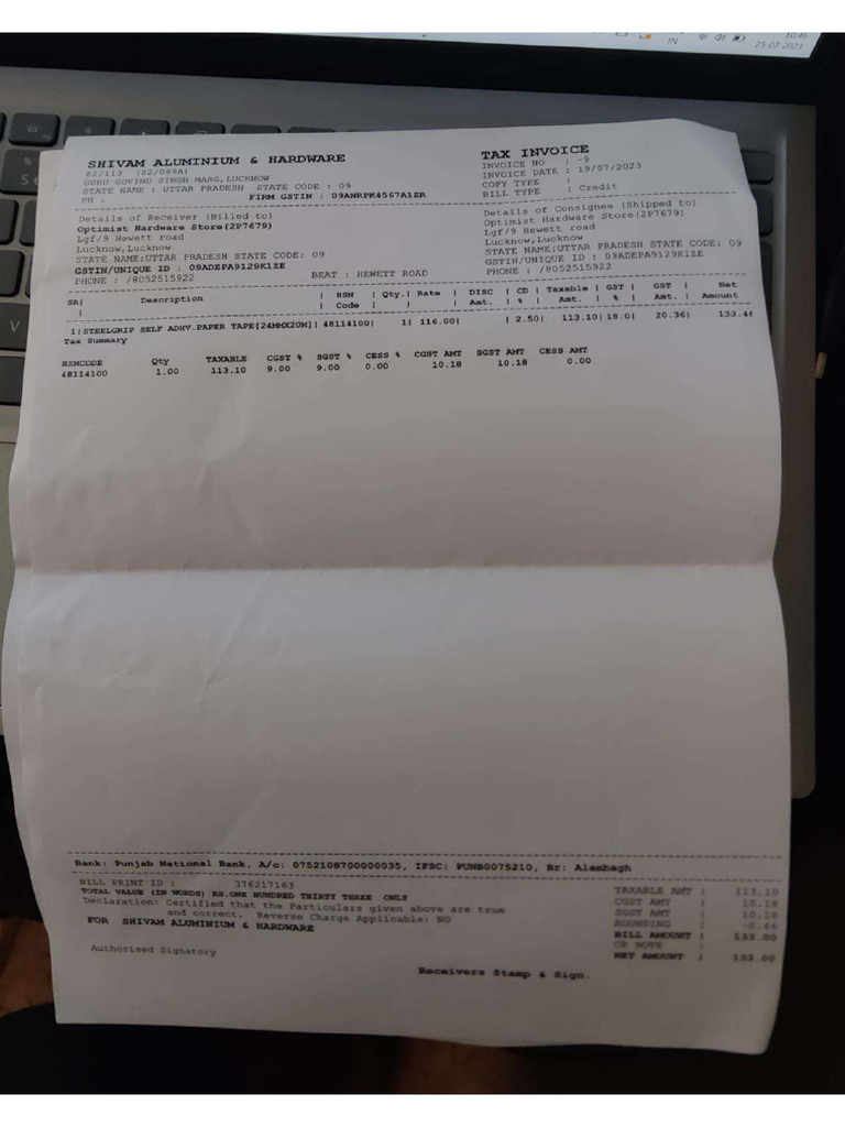 Sampling - Steelgrip Tape - Sachet Rao Lko | PDF