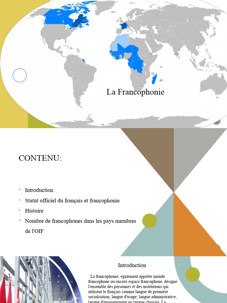 Presentation 9 | PDF | la Francophonie | Langues