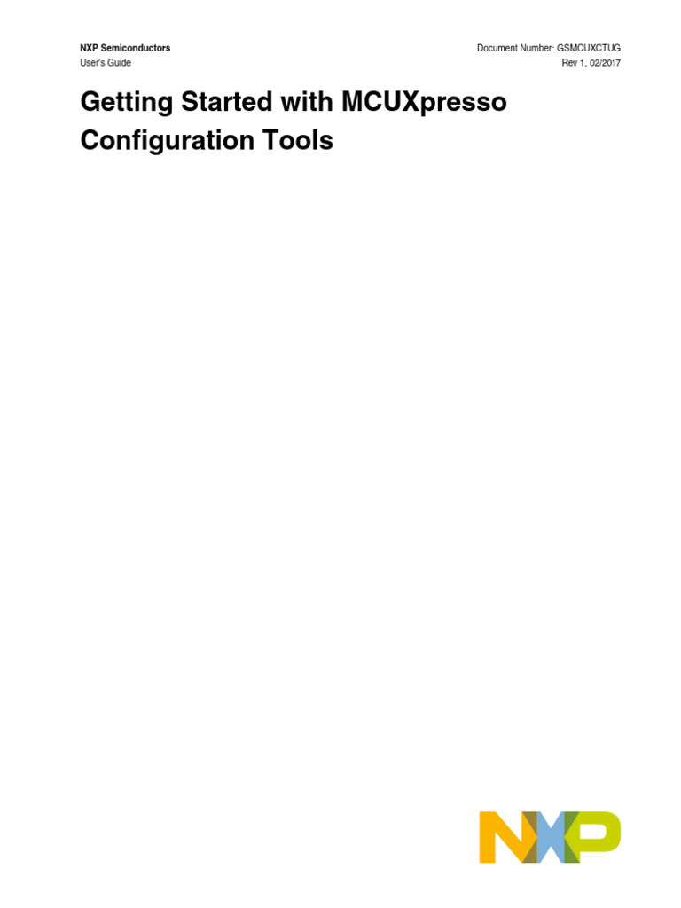 MCUXpresso Getting Started | PDF | Online And Offline | Command Line ...