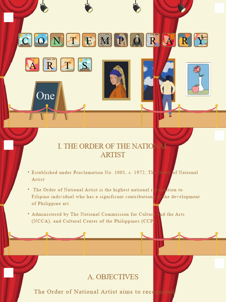 National Artist Order Overview | PDF | Metro Manila | The Arts