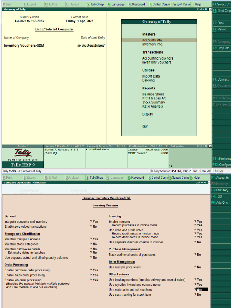 Inventory Vouchers | PDF