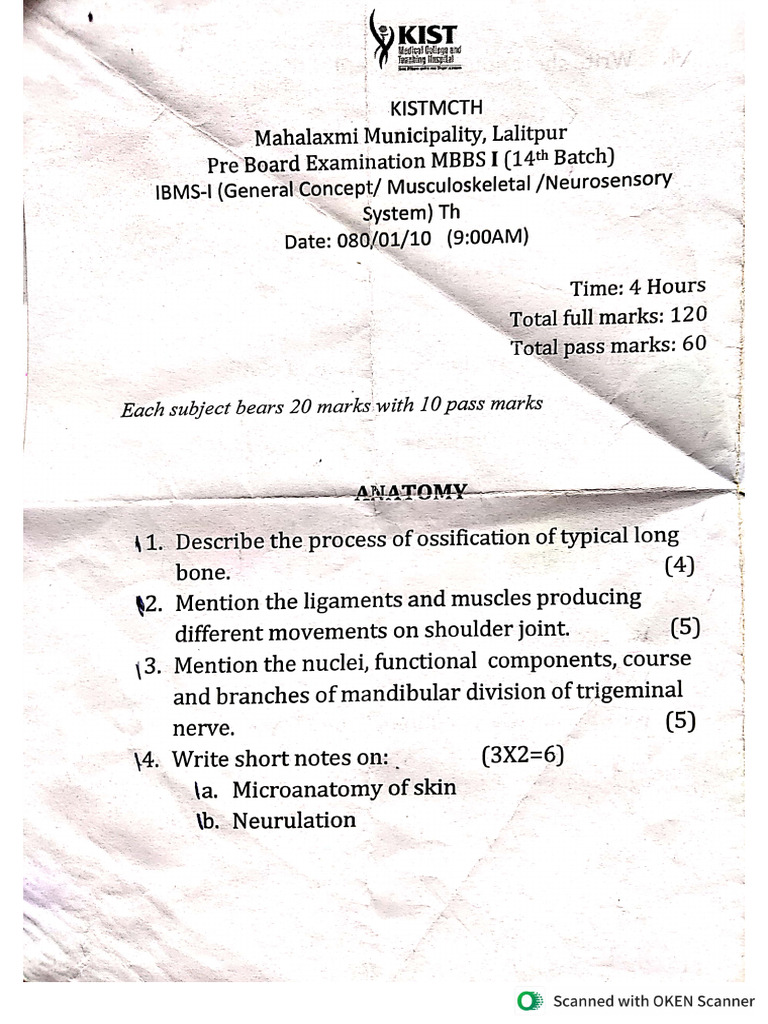 14th Batch PreBoard | PDF