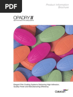 Opadry AMB II | PDF | Elasticity (Physics) | Chemistry