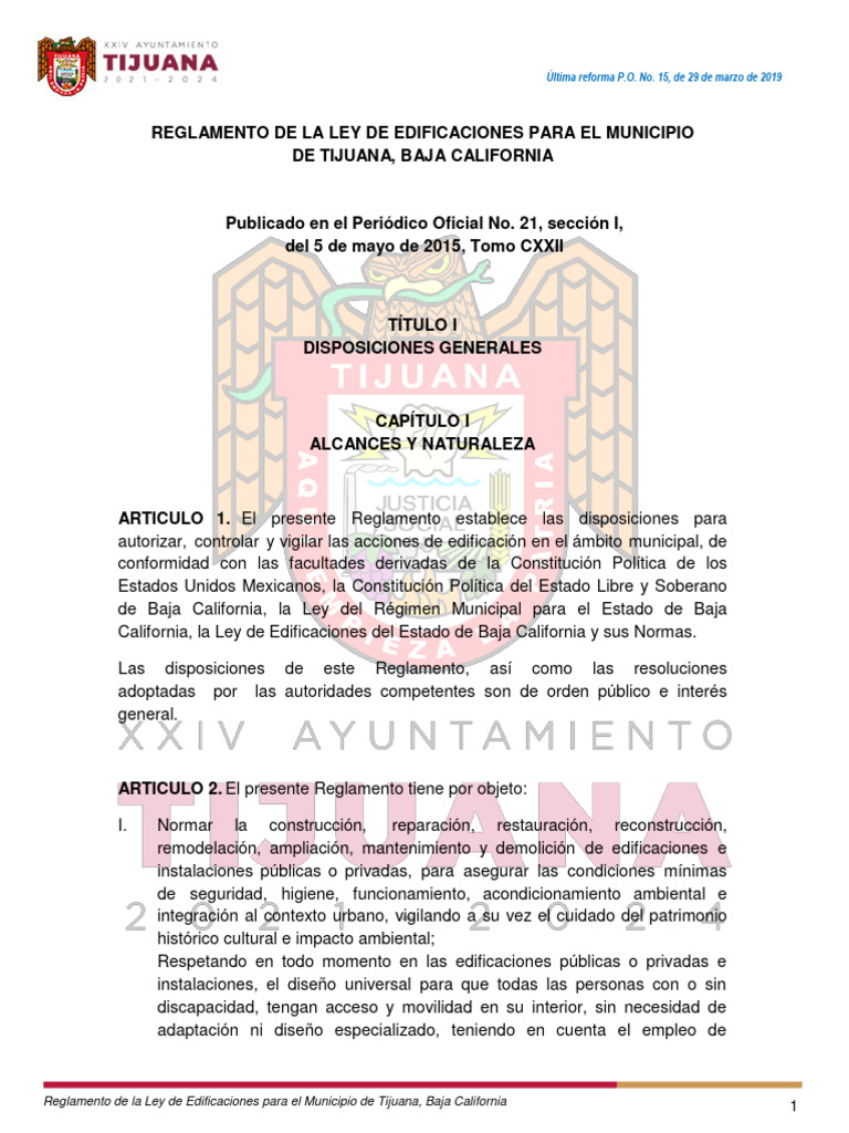 Reglamento de Edificación | PDF | edificio | Regulación