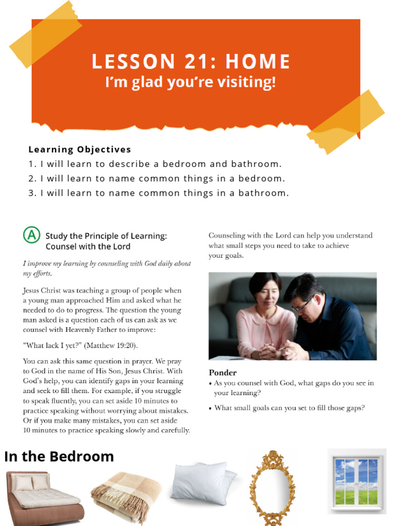 English Connect 1 - Lesson 21 | PDF