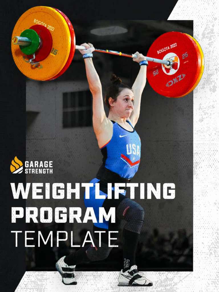 GS Weightlifting Program Template 1 | PDF | Strength Training | Weight Training