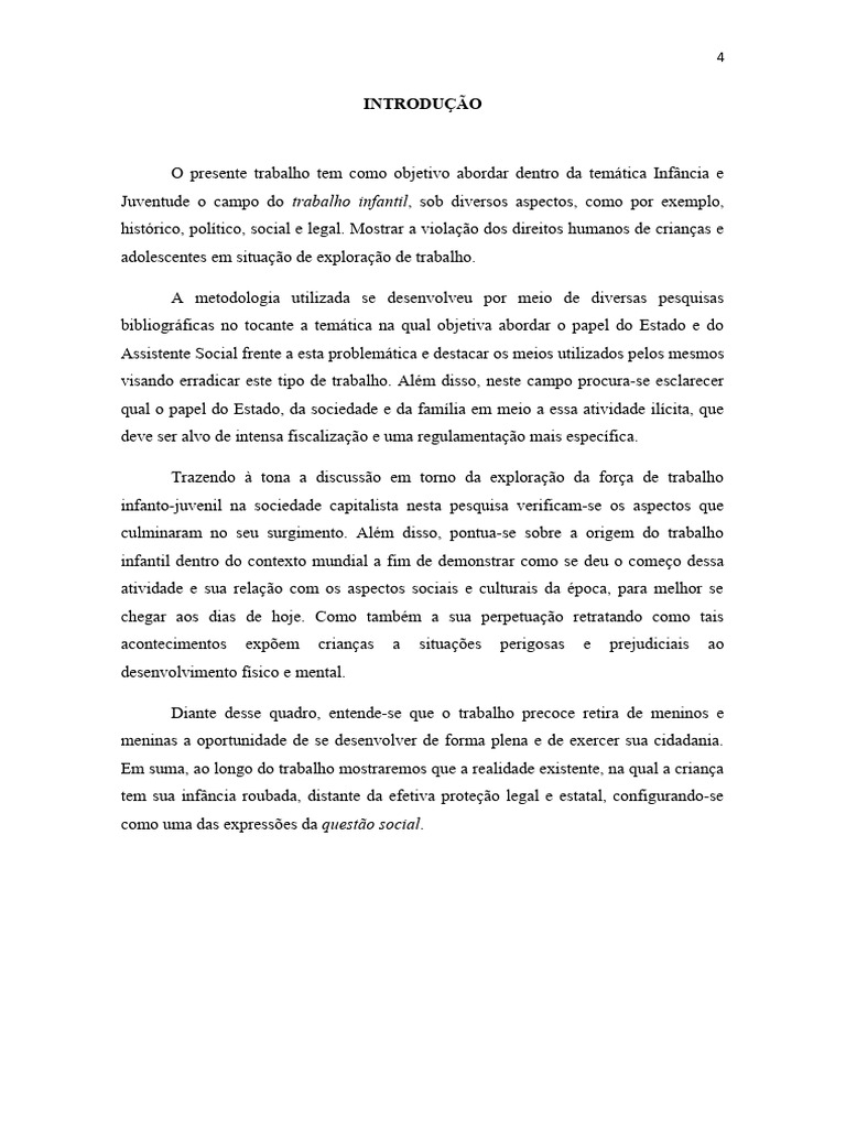 Trabalho Sandra Conteudo Final 21.01 | PDF | Sociologia | Trabalho social