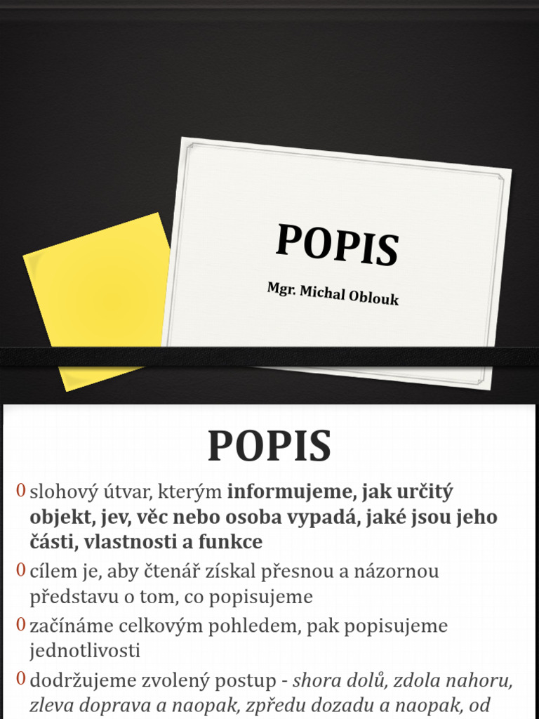 POPIS | PDF