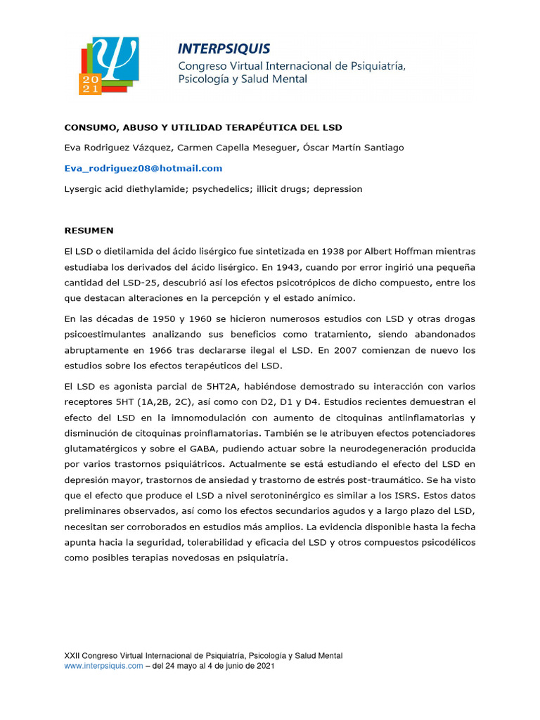 1-8lsd LSD Drogas | PDF | Medicina CLINICA | Drogas Psicoactivas