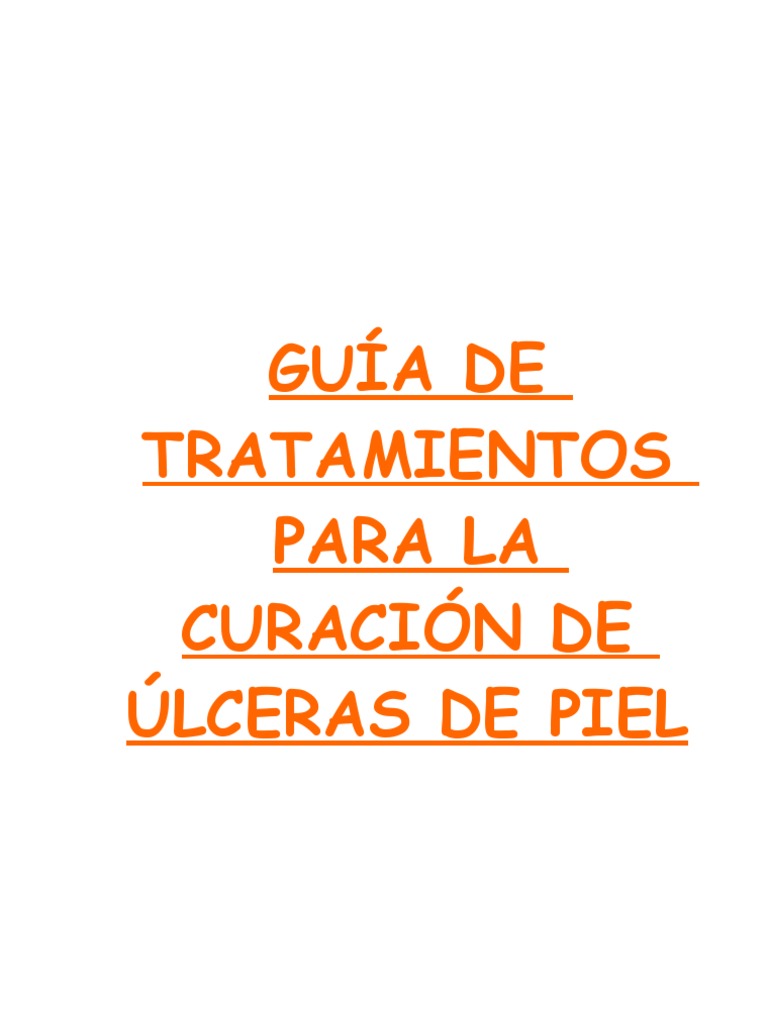 Ulceras de Piel | PDF | Herida | Cicatrización de la herida