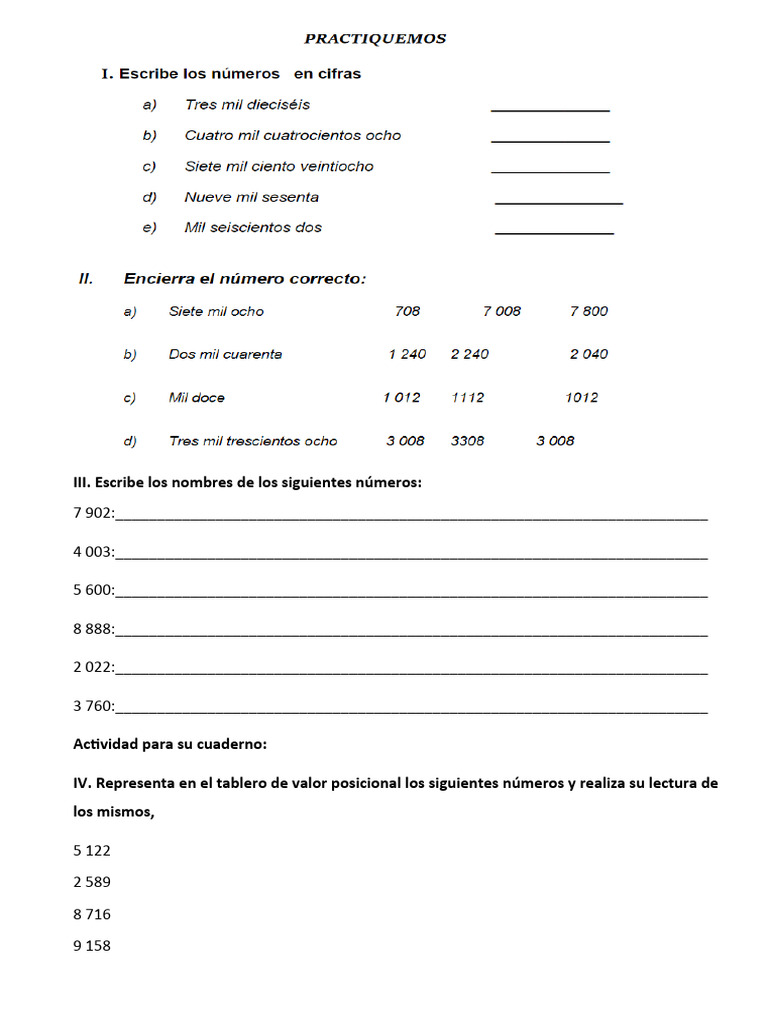 8.6. Leemos y Escribimos Números Naturales MAT | PDF 8.6. Leemos y Escribimos Números Naturales MAT | PDF
