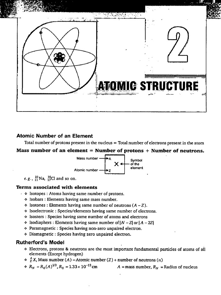 Atomic Structure | PDF