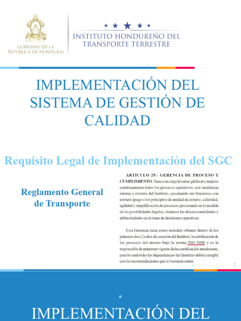 Implementacion Del SGC 08042021 | PDF | Computadoras