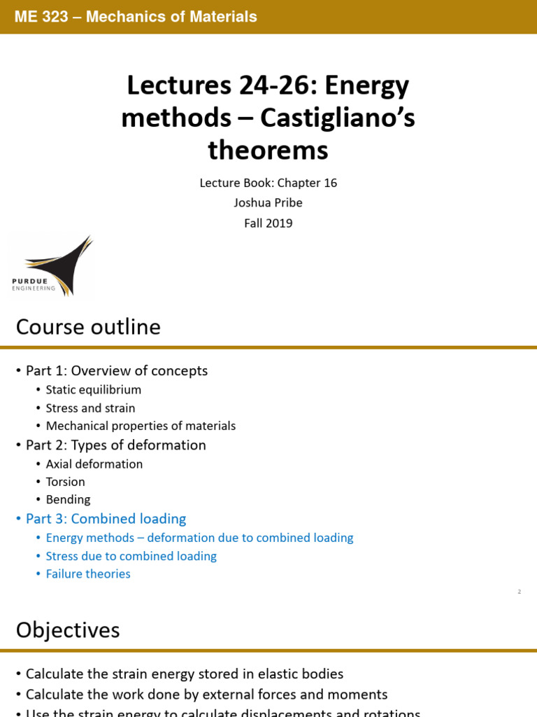 Lecture24 Updated | PDF | Elasticity (Physics) | Bending