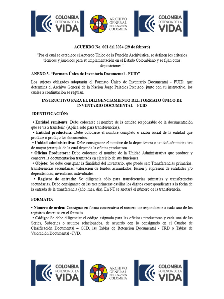 Instructivo Fuid | PDF