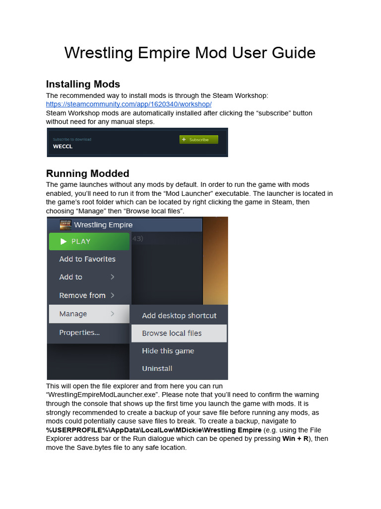 Modding Guide (User) | PDF | Malware | Computer File