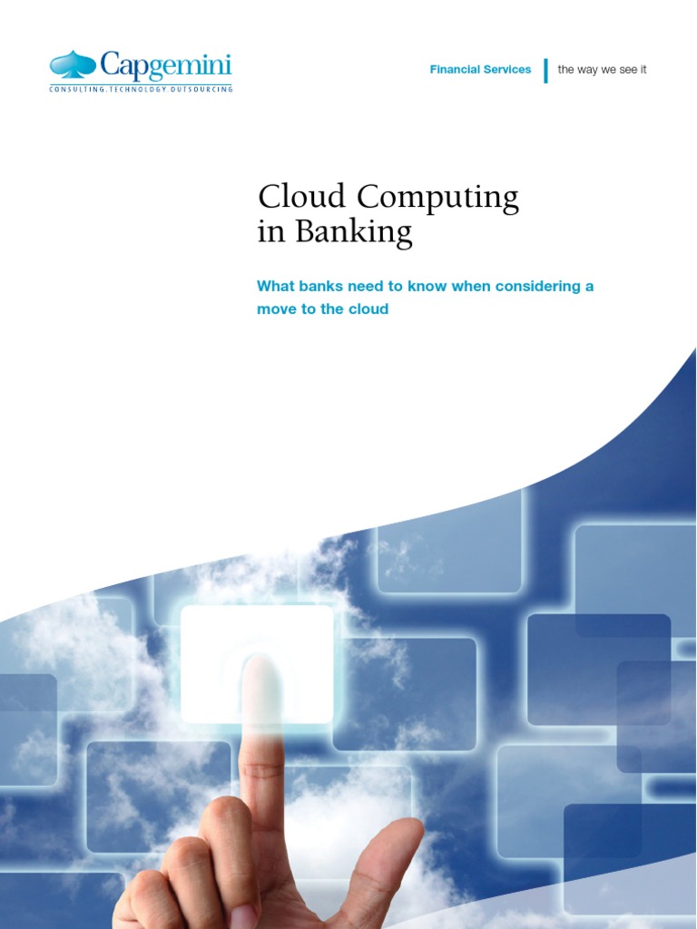 Cloud Computing in Banking | Download Free PDF | Software As A Service ...