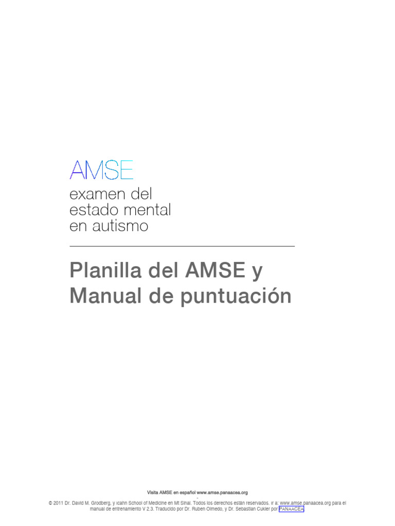 Amse 2023 | PDF | Espectro autista | Ciencias del comportamiento